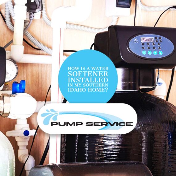 How is a water softener installed in my southern Idaho home?